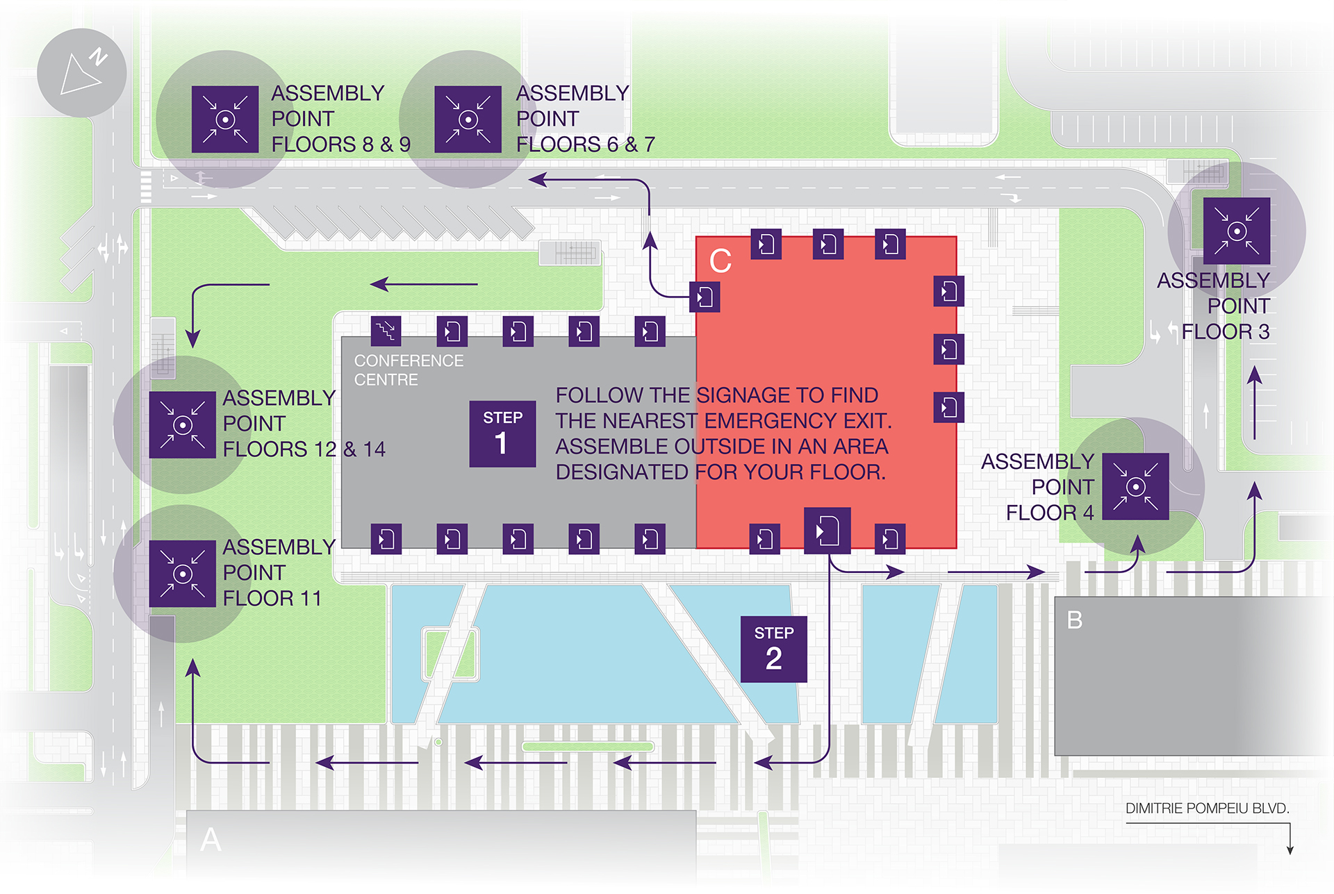 Assembly point – Globalworth Campus